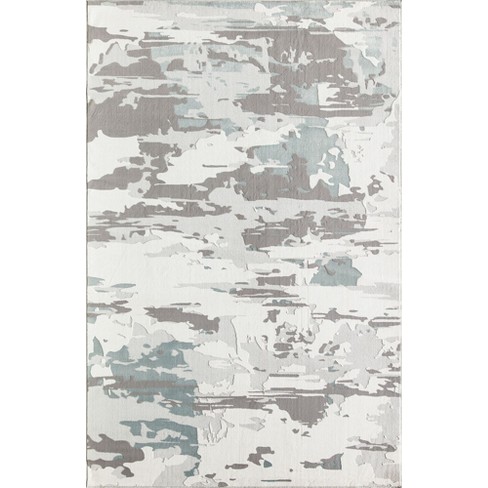 Cosmoliving By Cosmopolitan Delancey Abstract Contemporary Area Rug ...