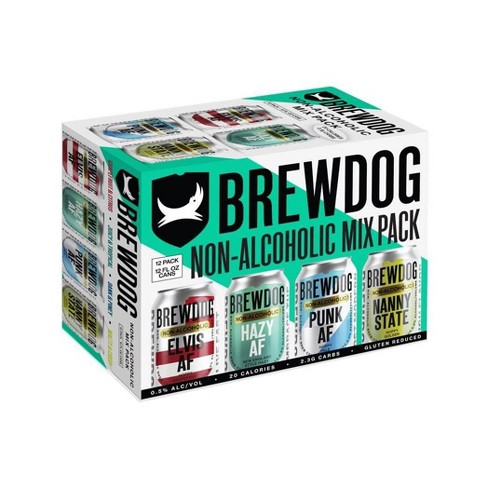 Brewdog Brewing Af Mix Pack Non-alcoholic - 12pk/12 Fl Oz Cans : Target