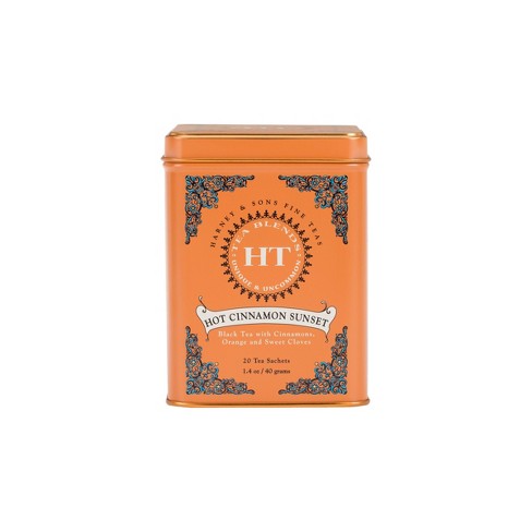 Harney & Sons Hot Cinnamon Sunset Black Tea - 20ct : Target