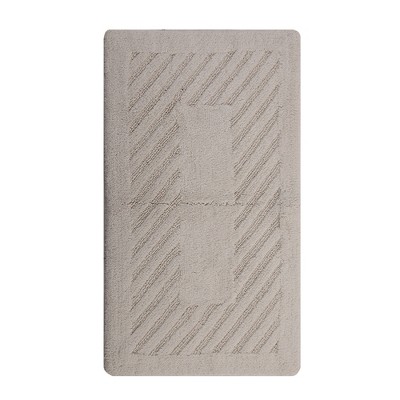 Knightsbridge Diagonal Racetrack 100% Cotton Reversible Bath Rug 24 X ...
