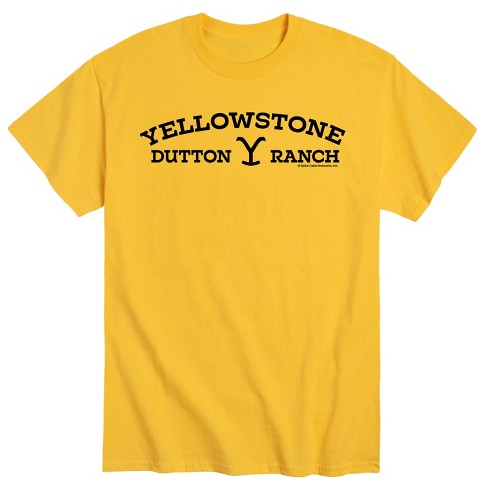 Men's Yellowstone Dutton Ranch Logo Short Sleeve Graphic T-shirt ...