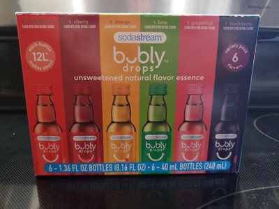 Sodastream Bubly Drops - Variety Pack - 6pk/1.36 Fl Oz : Target