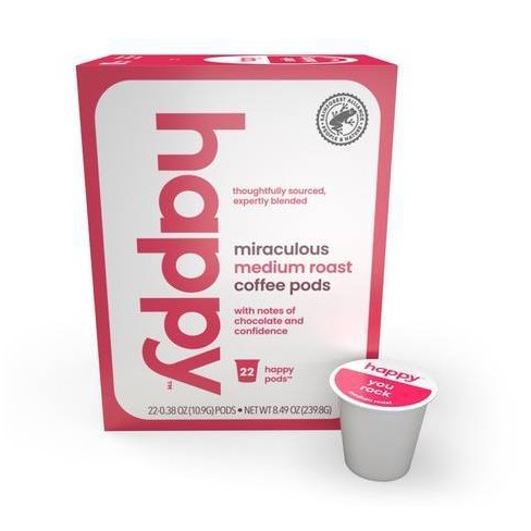 Happy Medium Roast Coffee Pods - 22ct : Target