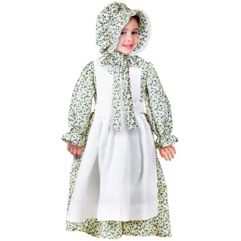 Dress Up America Pioneer Costume For Girls - Colonial Prairie Dress ...