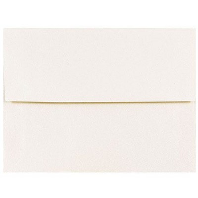Jam Paper A2 Metallic Invitation Envelopes - 4 3/8 X 5 3/4 - Opal Stardream - 50/pack : Target
