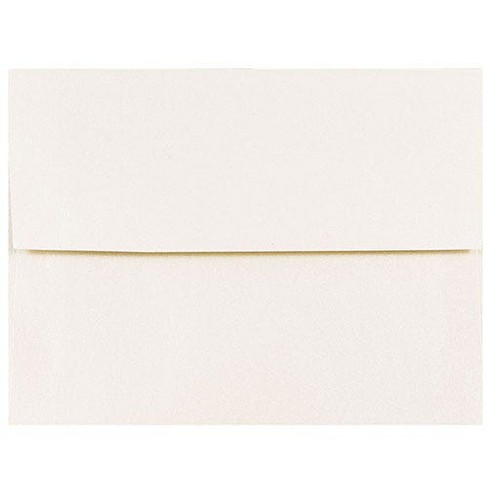 Jam Paper A2 Metallic Invitation Envelopes - 4 3/8 X 5 3/4 - Opal Stardream - 50/pack : Target