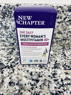 New Chapter Women's Multivitamin 40+ For Energy, Healthy Aging + Immune ...