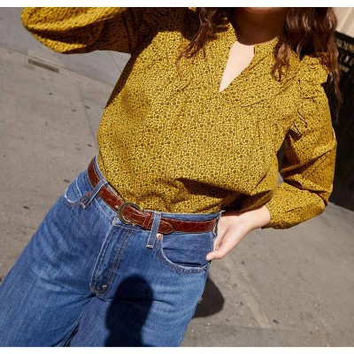 Women's Tilly A Line Ruffle Top - Nation Ltd Xs : Target