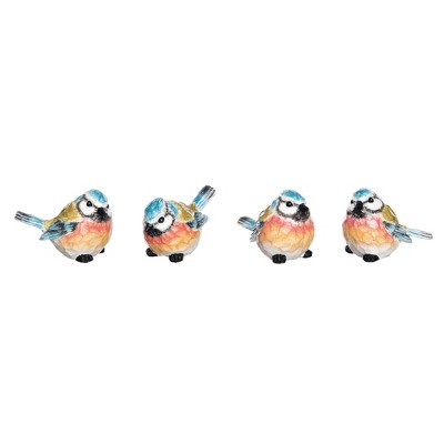 Transpac Small Resin Bright Birdie Set Of 4 Spring Home Decorations ...