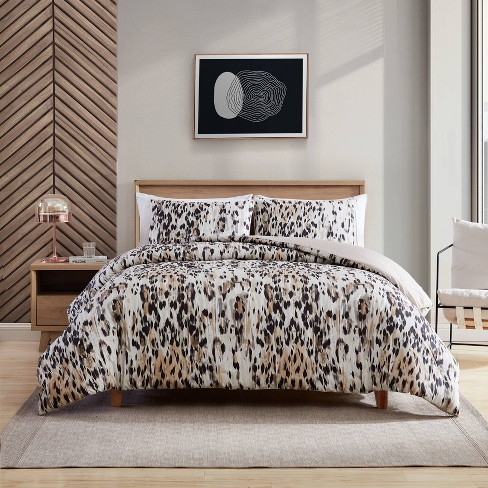 Kenneth Cole Abstract Leopard 3-pc King Comforter Set : Target