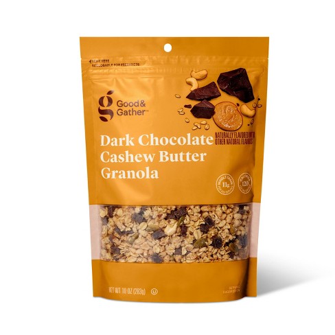 Dark Chocolate Cashew Butter Granola - 10oz - Good & Gather™ : Target