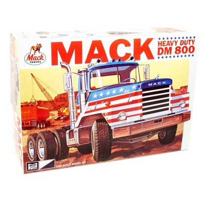 Skill 3 Model Kit Mack Dm 800 Semi Tractor Truck 1/25 Scale Model By ...