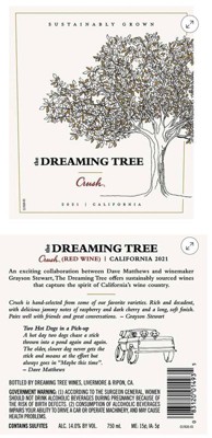 The Dreaming Tree Crush Red Blend Red Wine - 750ml Bottle : Target