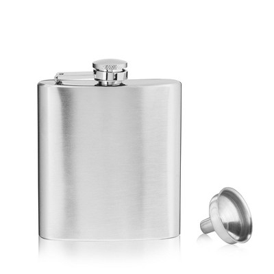 Host Easy-fill Hip Liquor Flask For Alcohol With Hinged Refill Lid And ...