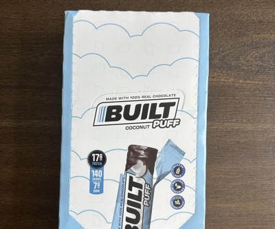 Built Bar Puff Collagen Protein Bars - Gluten Free, Coconut Marshmallow ...