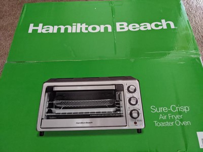 Hamilton Beach Sure-crisp Air Fryer Toaster Oven Black - 31418 : Target