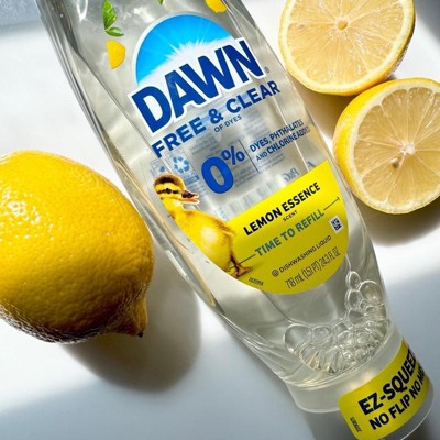 Dawn Lemon Essence Free & Clear Ez Squeeze Dishwashing Liquid - 54.8 Fl ...