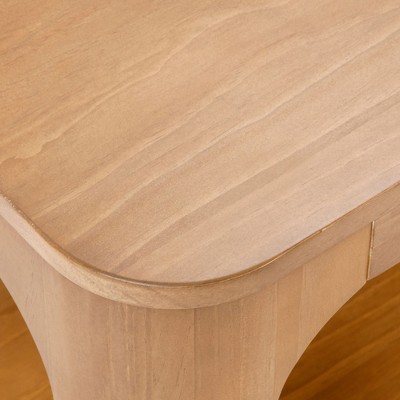 Plank+Beam Square Side Table with Shelf, Side Table for Living Room ...
