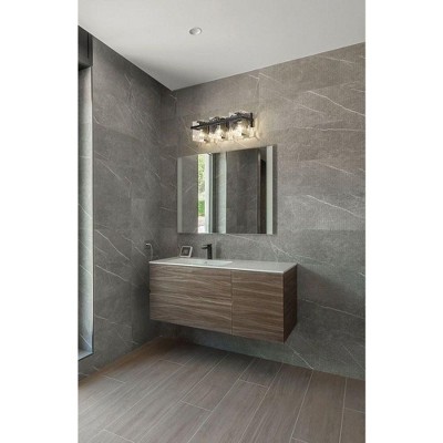 Z-Lite Bennington 3 - Light Vanity in Matte Black : Target