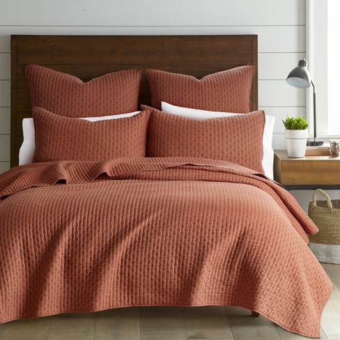 Cross Stitch Adobe Full/queen Quilt Set - Levtex Home : Target