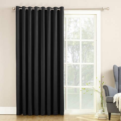 100"x84" Sun Zero Room Darkening Seymour Grommet Sliding Patio Door ...