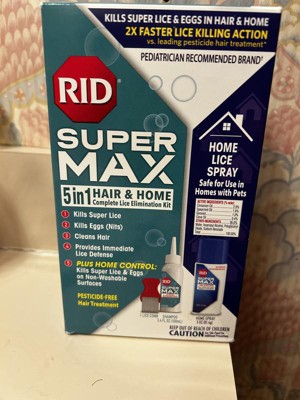 Rid Super Max 5-in-1 Hair & Home Complete Lice Treatment Kit : Target
