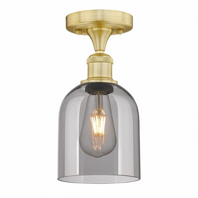 Innovations Lighting Bella 1 - Light Semi-flush Mount In Satin Gold ...