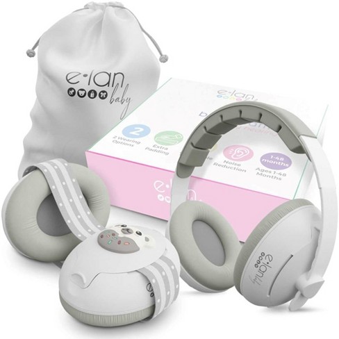 Elan Baby 2-1 Ear Muffs For Baby Ear Protection, Super Lightweight With ...