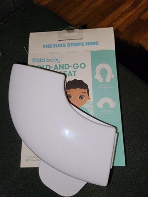 Frida Baby Fold N Go Potty Toilet Training Seat - White : Target