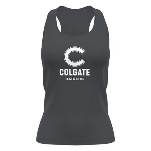 Colgate University Adult Women's Sport Tank Top Primary Logo, Charcoal ...