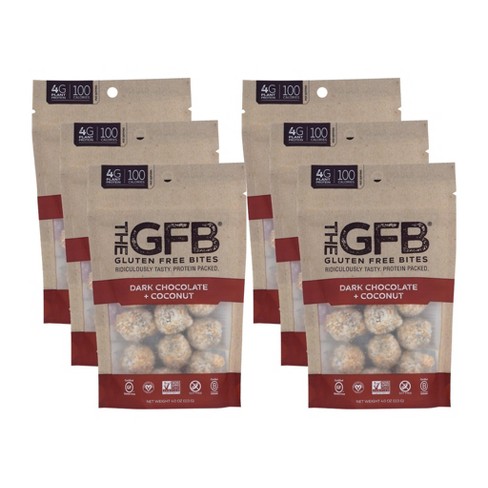 The Gfb Gluten-free Dark Chocolate And Coconut Protein Bites - 6 Bags ...