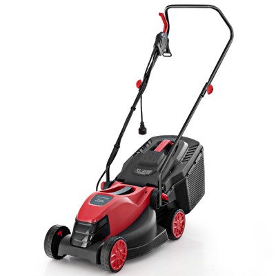 Costway Electric Corded Lawn Mower 10-amp 13-inch Walk-behind Lawnmower ...