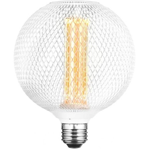 Next Glow Led Decorative Light Bulb, Vintage Metal Cage Edison Light ...
