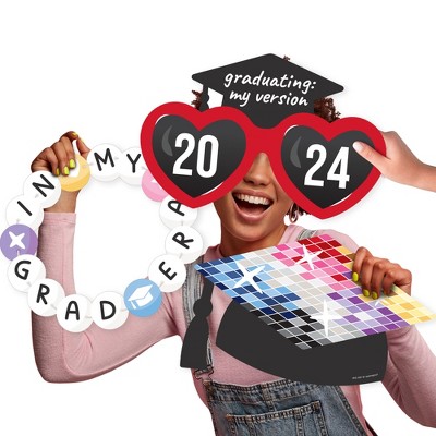 Big Dot Of Happiness In My Grad Era - Grad Cap, Heart Glasses And ...