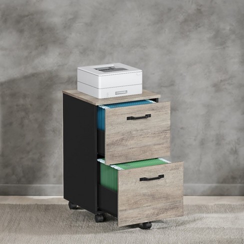 Vasagle 2-drawer File Cabinet, Filing Cabinet For Home Office, Small ...