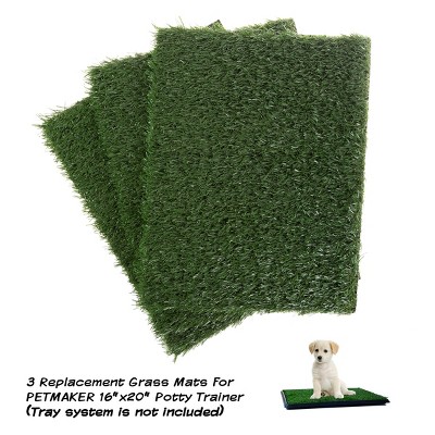 Artificial Grass Puppy Pee Pad For Dogs And Small Pets - 20x25 Reusable ...