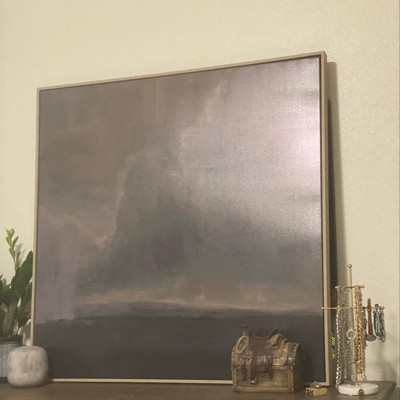 36" X 36" Moody Landscape Framed Wall Art - Threshold™ Designed With ...