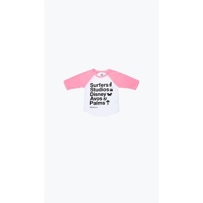 Gender Neutral Girls - I Love La Pink Raglan Tee - Kid Crush : Target