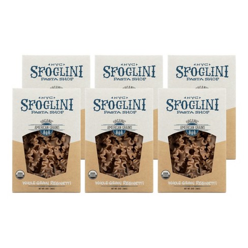 Sfoglini Organic Whole Grain Reginetti Pasta - Case Of 6/12 Oz : Target