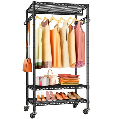 Vipek R1 Rolling Garment Rack Portable Heavy Duty Clothes Rack ...