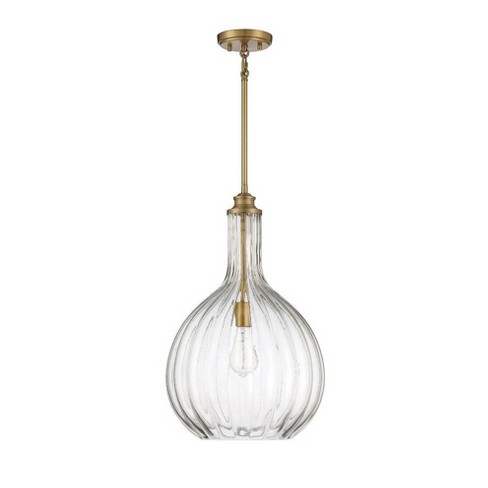 Savoy House Brandon 1 - Light Pendant In Warm Brass : Target