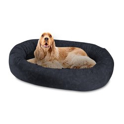 Canine Creations Cozy High Back Side Dog Bed - L - Blue : Target