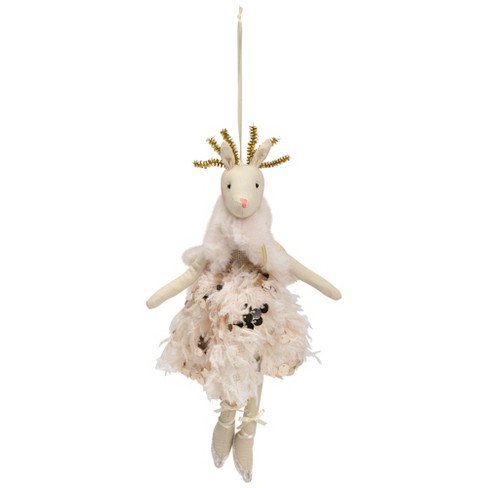 Northlight Reindeer Ballerina Hanging Christmas Figure - 12" : Target