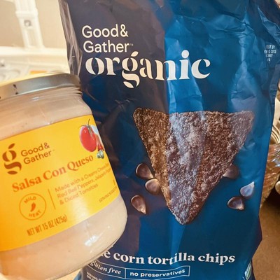 Organic Blue Corn Tortilla Chips - 12oz - Good & Gather™ : Target