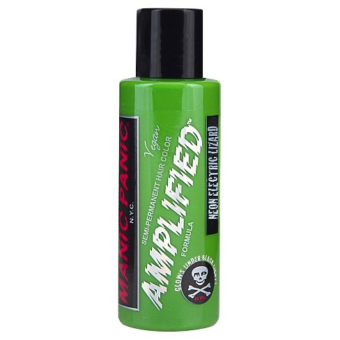 Manic Panic Semi-permanent Vegan Hair Color - Neon Electric Lizard ...