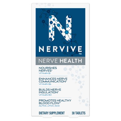Nervive Nerve Health Tablets - 30ct : Target