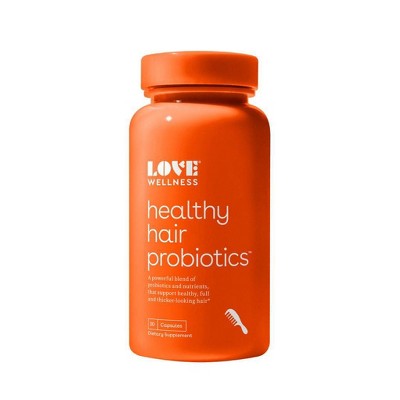 Love Wellness Healthy Hair Probiotics for Fuller and Shinier Hair ...