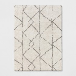 7'x10' Solid Eyelash Woven Shag Rug Tan - Project 62™ : Target