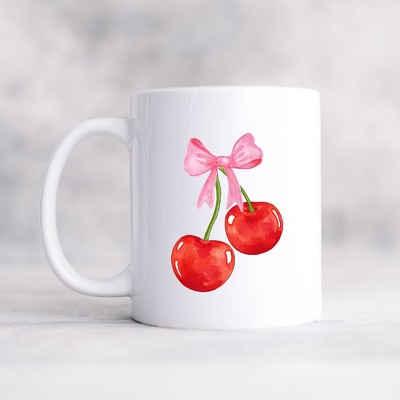 City Creek Prints Coquette Cherries Mug - White : Target