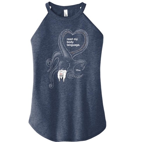 Women's Disney Villains Read My Body Language Ursula Graphic High Neck ...